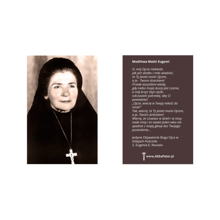 Obrazek s. Eugenia Ravasio - Modlitwa do Boga Ojca | Fundacja AbbaPater
